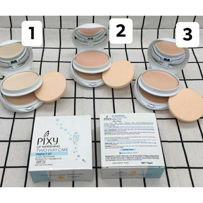 PIXY UV WHITENING 2 IN 1 TWO WAY COMPACT POWDER | Shopee Malaysia