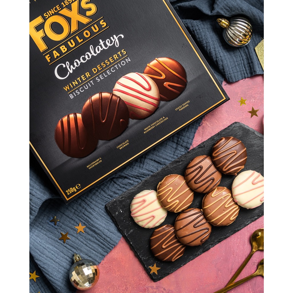 (EXP: 03/2024) FOX'S FABULOUS Chocolatey Winter Desserts Biscuit ...