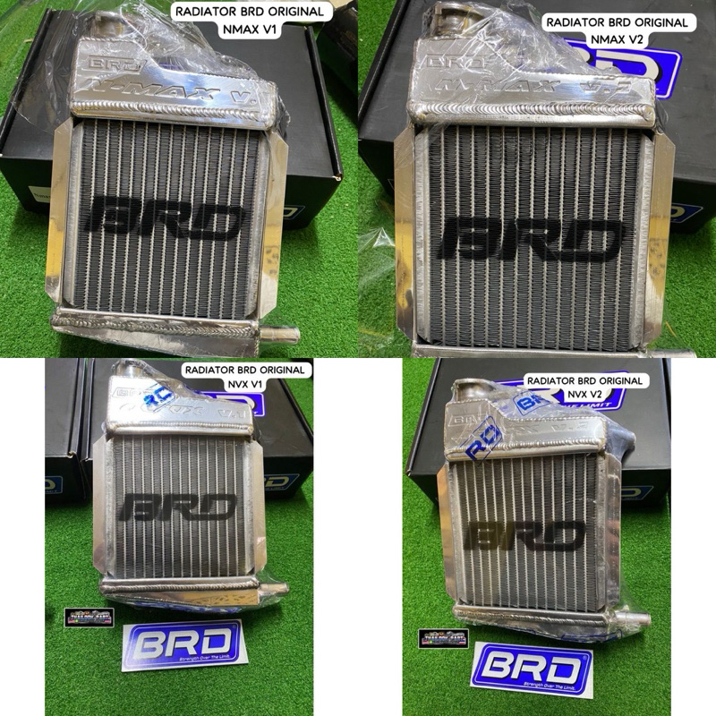 🇹🇭💥 RADIATOR ALLOY ORIGINAL BRD AQS NVX NMAX V2 & V1 DOUBLE layer hose ...