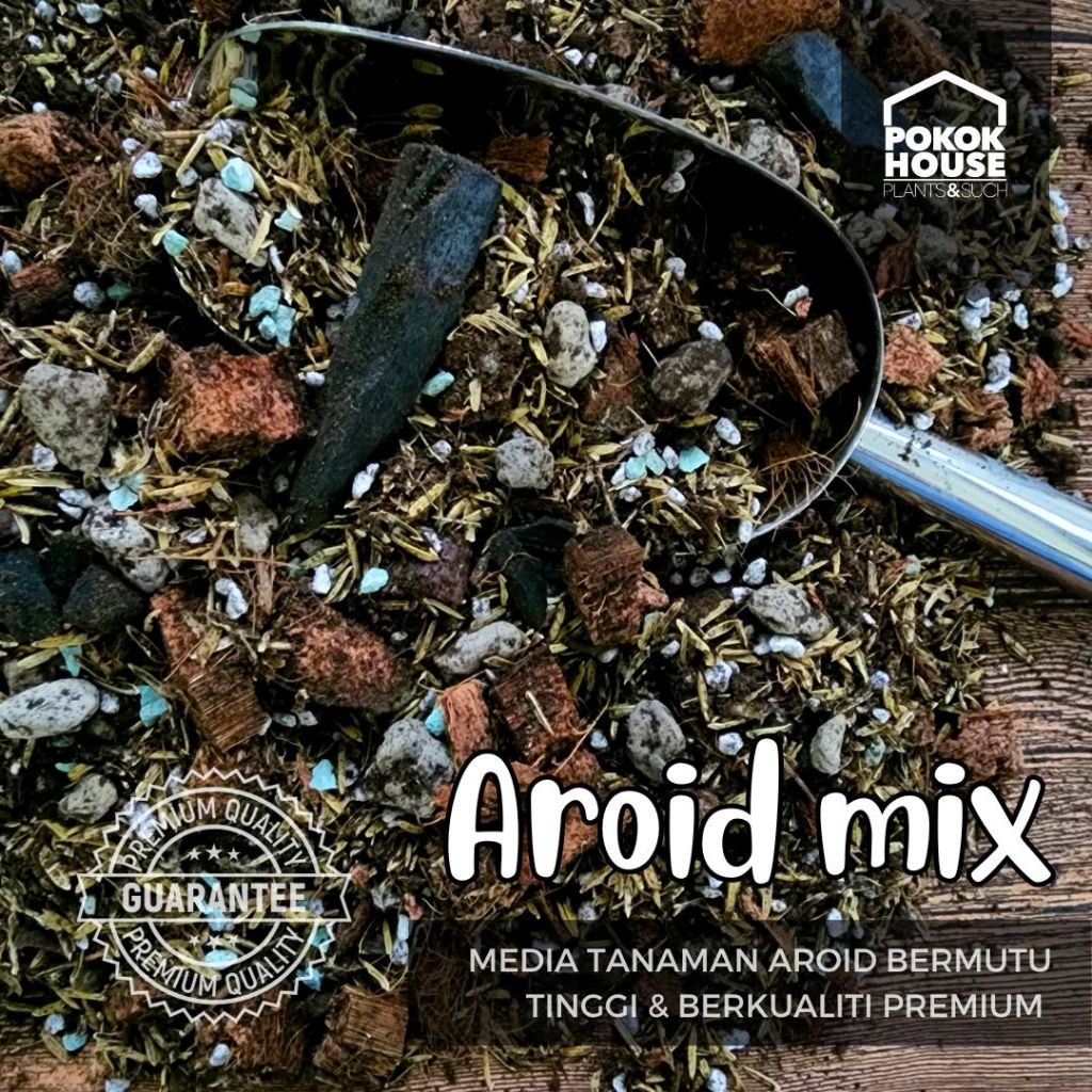 Aroid premium mix (5L) - soilless potting mix for monstera, anthurium ...