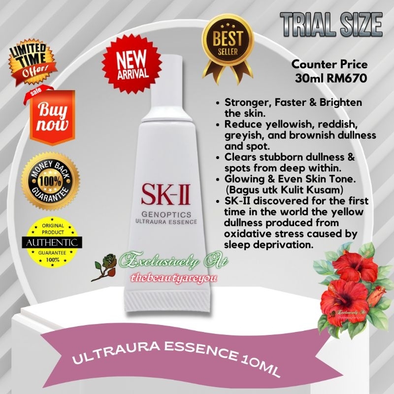 THE NEW GENOPTICS ULTRAURA ESSENCE TRIAL SIZE 10ML (By TheBeautyAreyou ...