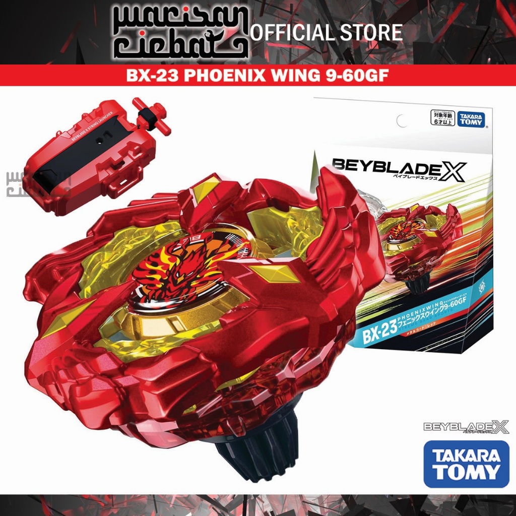 Takara Tomy Beyblade X BX-23 Starter Phoenix Wing 9-60GF | Shopee Malaysia