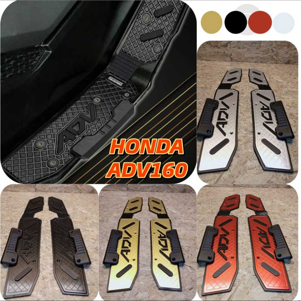 HONDA ADV160 ADV 160 ALLOY CARPET FOOT PEDAL FLOOR PANEL FOOTBOARD ...