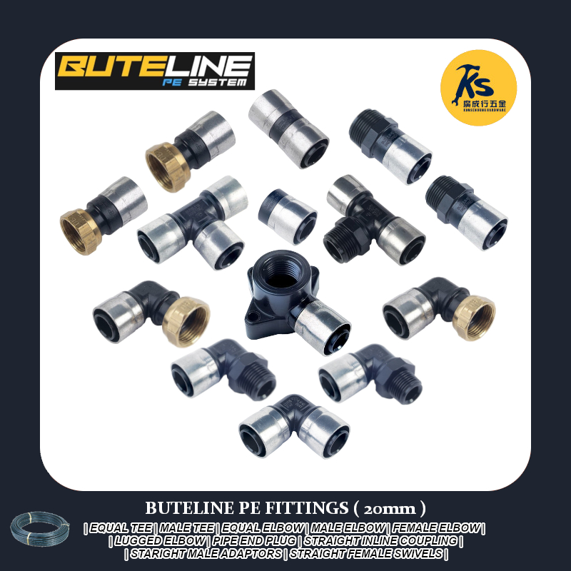 BUTELINE PE FITTINGS 20MM | Shopee Malaysia