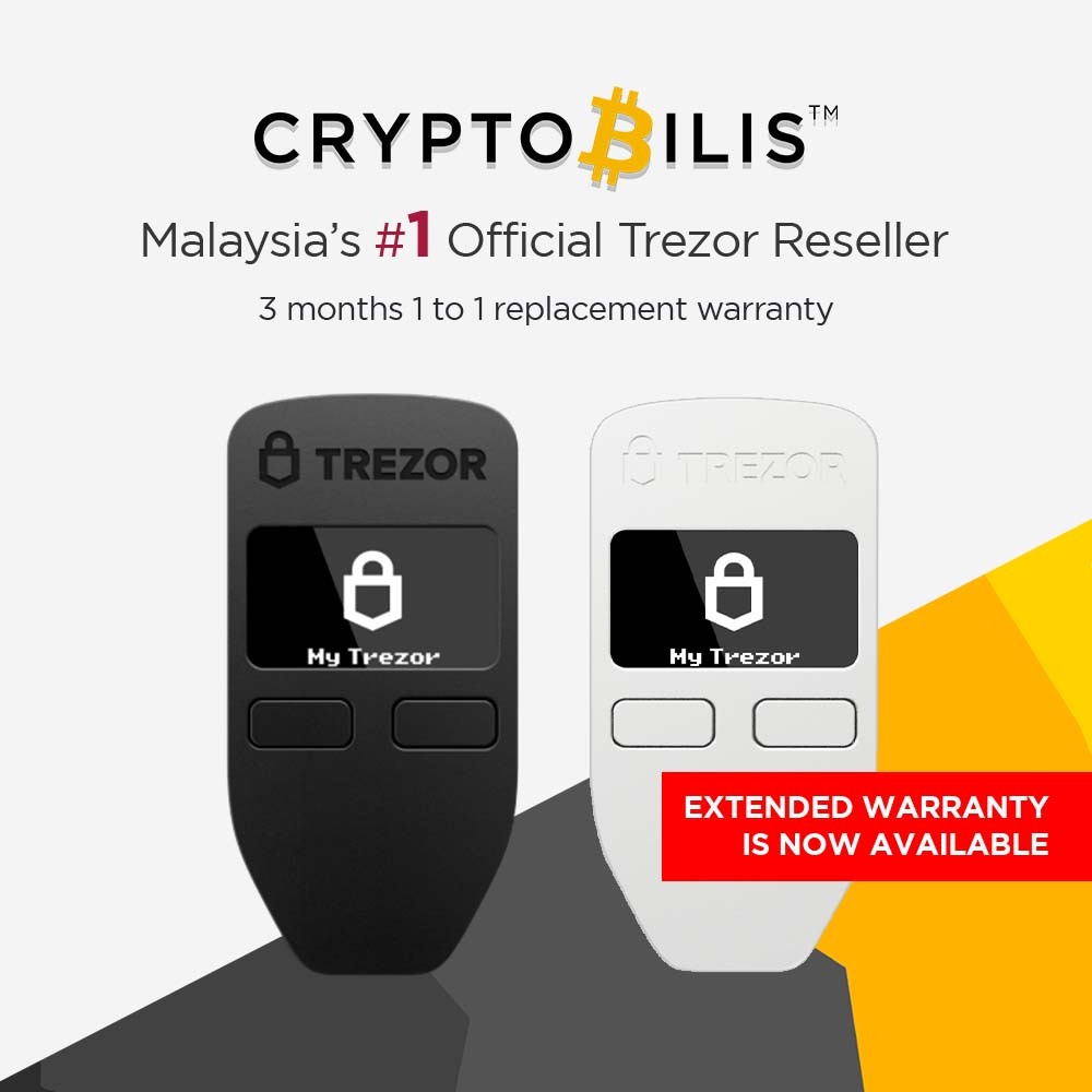 Trezor One - Authorized Reseller (CryptoBilis) Bitcoin, NFT & Cryptocurrency Hardware Wallet ...