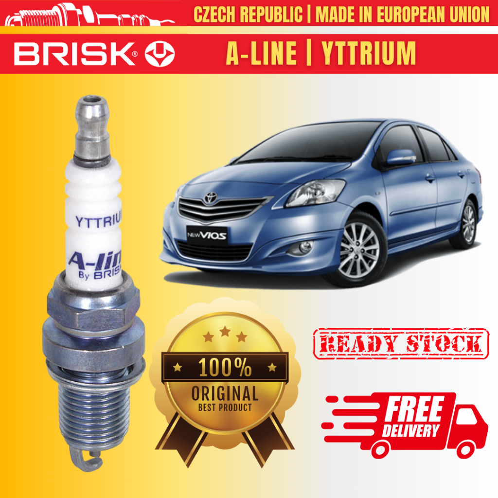 BRISK A LINE A11-DR15YCY-1 | TOYOTA VIOS NCP93 SPARK PLUG(1set: 4pcs ...