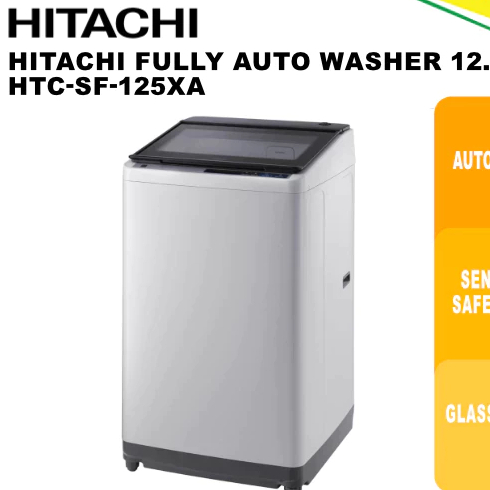 Hitachi 12.5KG Fully AUTO Washing Machine Dynamic Stream Wash SF125XA ...