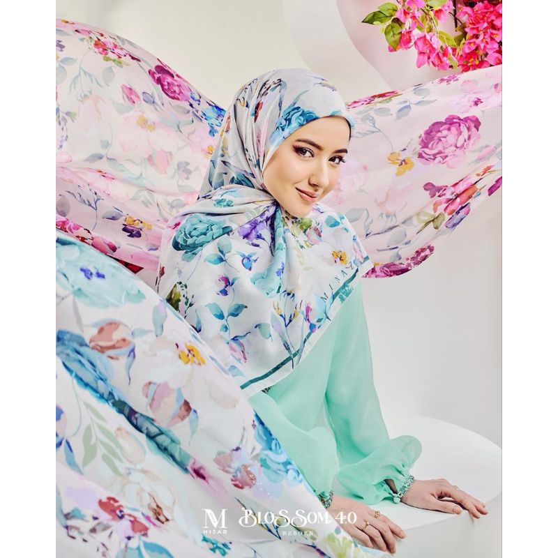 WITH FREEGIFT 🎁 Tudung Bawal MINAZ HIJAB REBORN SERIES MINAZ BLOSSOM 4. ...