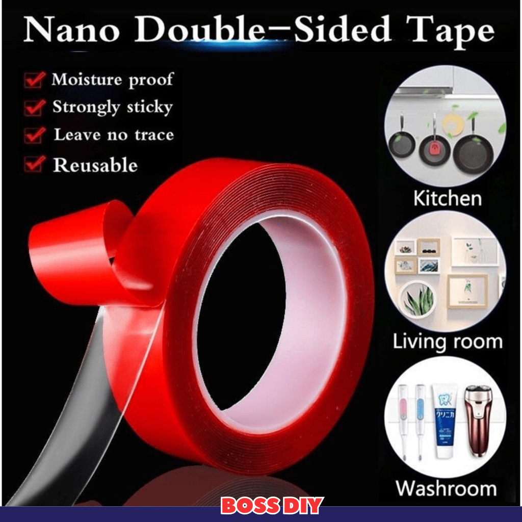 Highpower Permanent Clear Mounting Tape 12mm, 18mm, 24mm | Shopee Malaysia