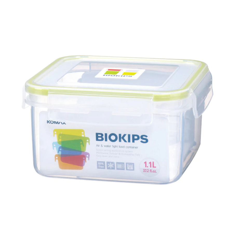 Komax Biokips 1.1L Food Container Square with Inner Plate (SP21) 71714 ...