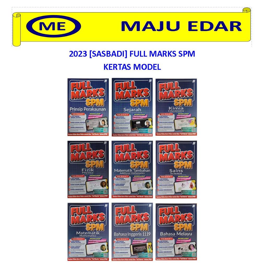 2023 [SASBADI] FULL MARKS SPM KERTAS MODEL TINGKATAN 4&5 | Shopee Malaysia