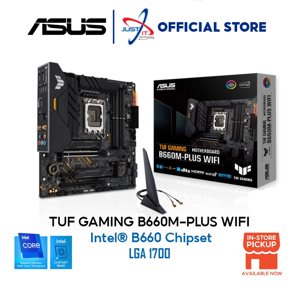 ASUS Tuf B660M-Plus Gaming Motherboard I3-13100/I3-13100/12400F/13400/ ...