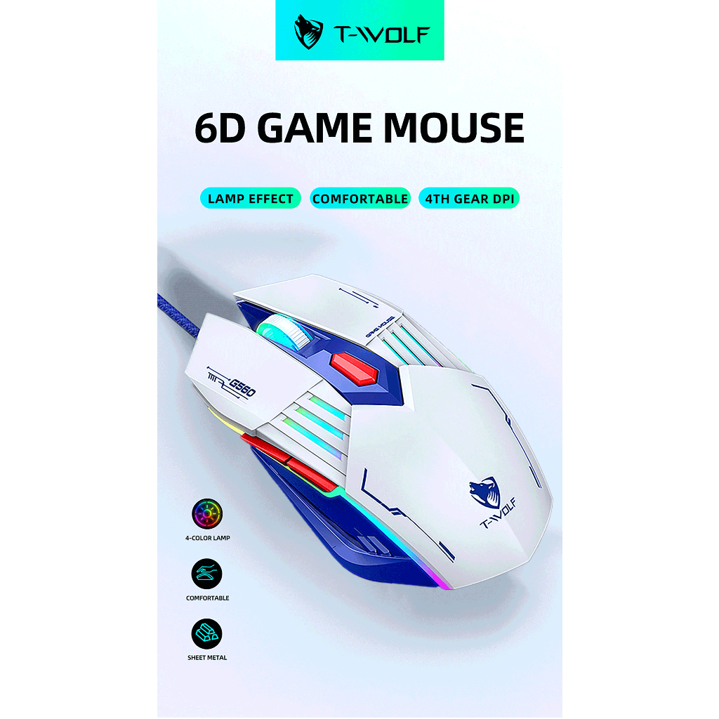Wired G56 Gaming Mouse 3200Dpi Optical Mouse | Shopee Malaysia