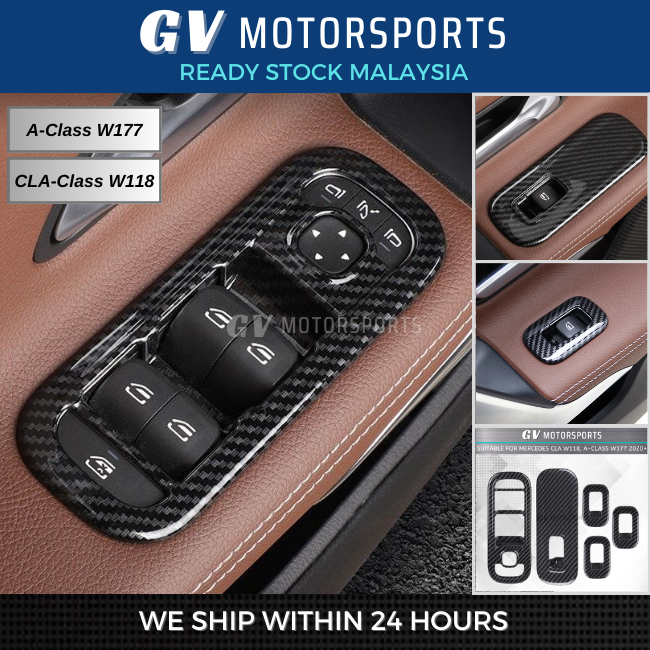 READY STOCK Mercedes Benz Window Switch Panel Cover For Mercedes Benz A ...