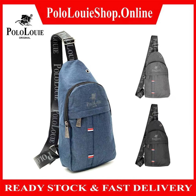 Original Polo Louie Men Casual Chest Bag Crossbody Bag Beg Lelaki ...