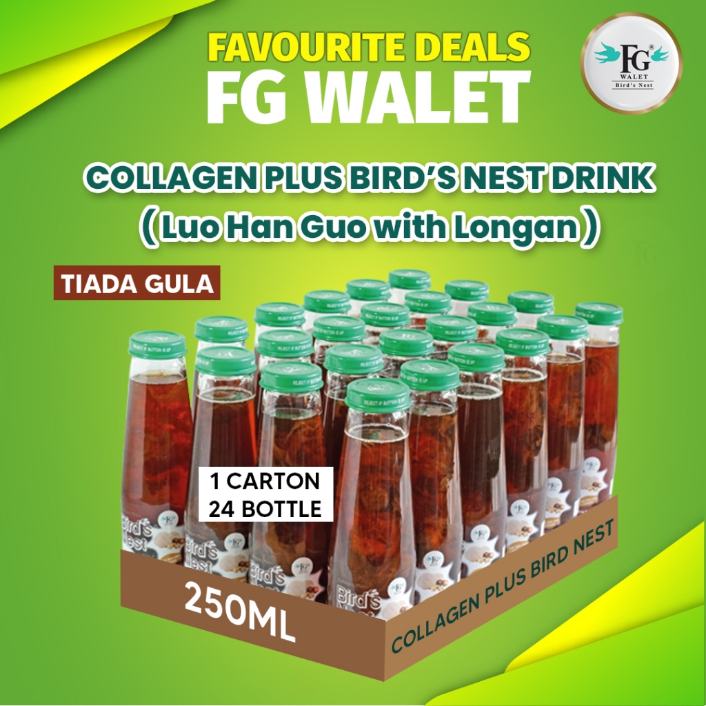 FG Walet Birds Nest Collagen Plus Luo Han Guo ( DIET/ DIABETES ...