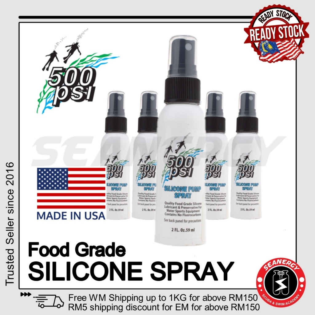500PSI Silicone Pump Spray for Scuba Diving Regulator Water Sports ...