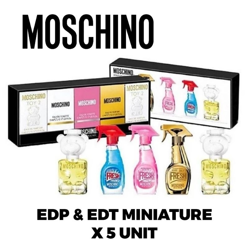 💯🇲🇾 MOSCHINO MINIATURE WOMEN EDITION | MOSCHINO TOY 2, FRESH COUTURE ...