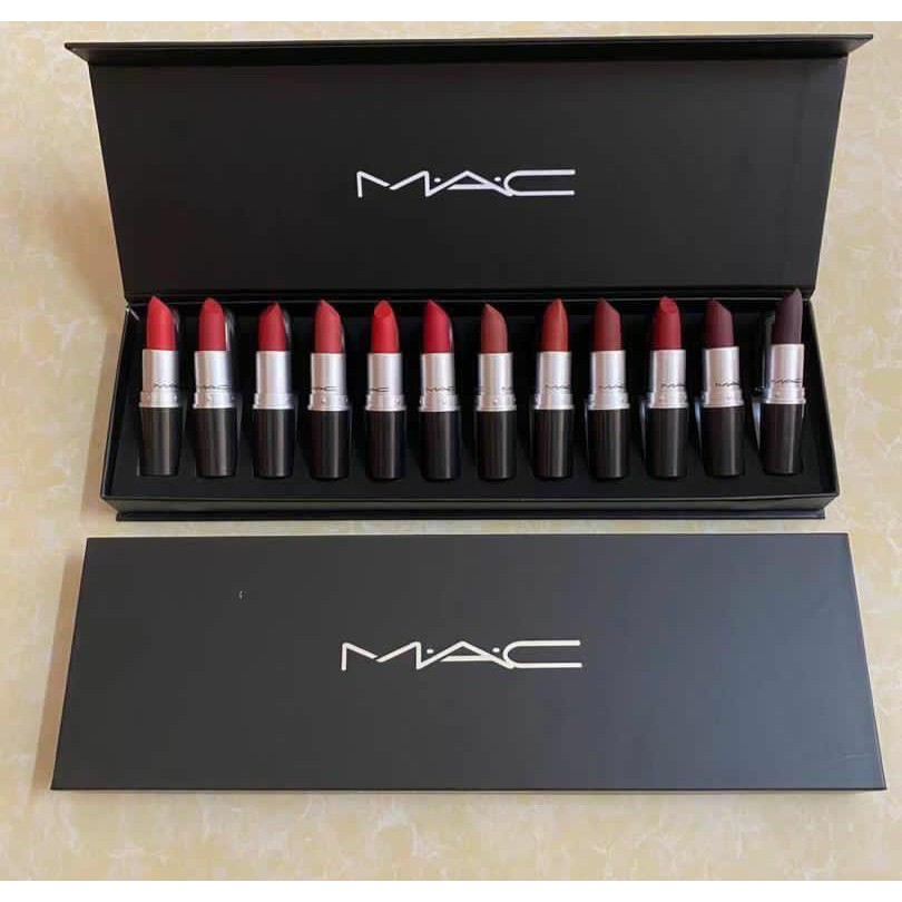 MAC Matte Lipstick (Chili/Marrakesh/Russian BLACK) (3g) | Shopee Malaysia