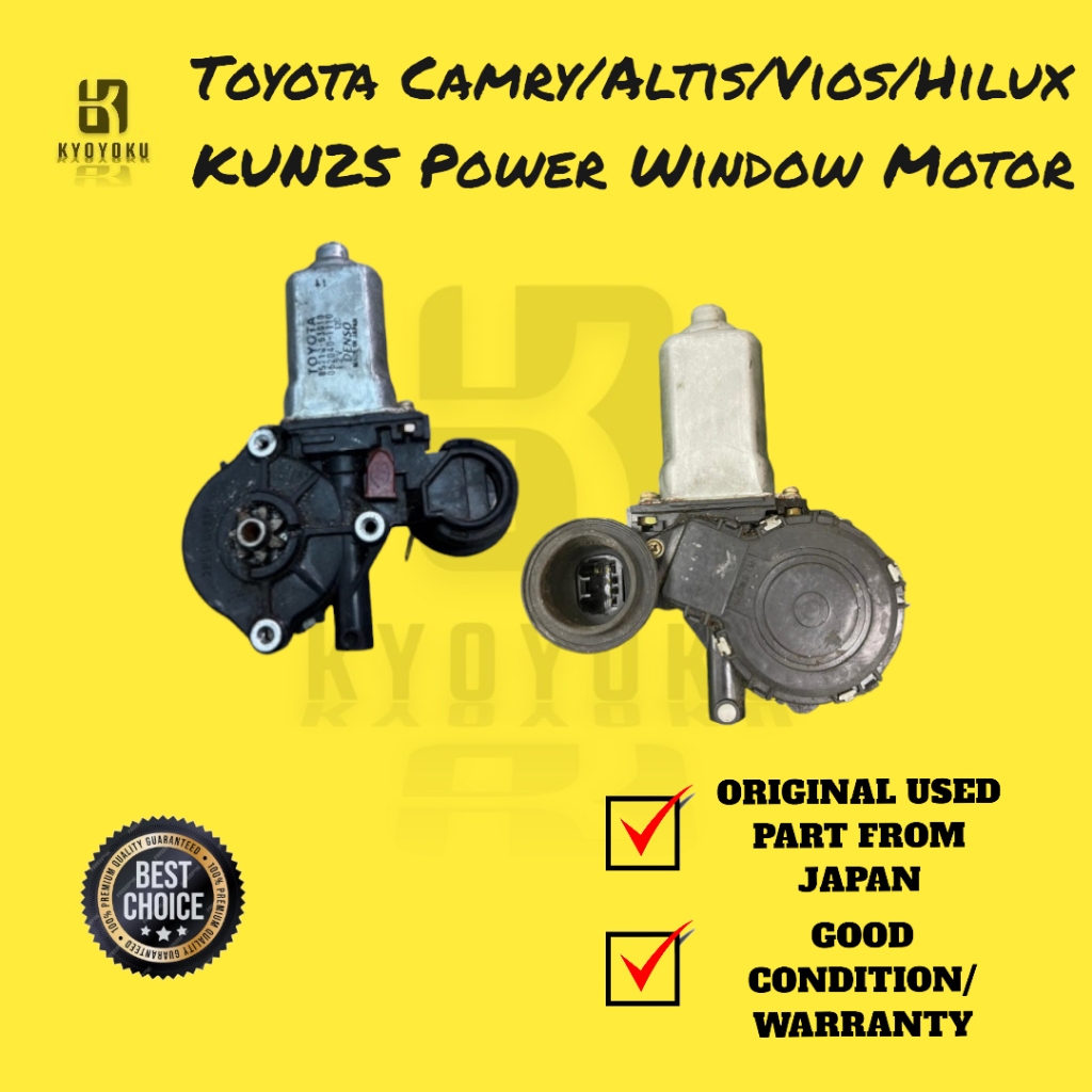 KYOYOKU-Toyota Camry/Altis/Vios/Hilux KUN25 Power Window Motor | Shopee ...