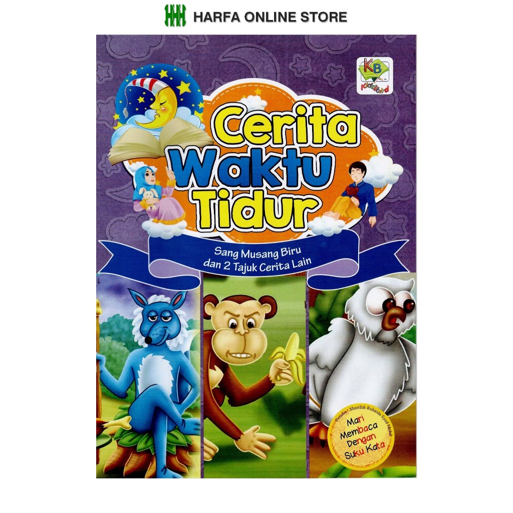 BACAAN KANAK-KANK BM : CERITA WAKTU TIDUR SANG MUSANG BIRU & 2 TAJUK ...