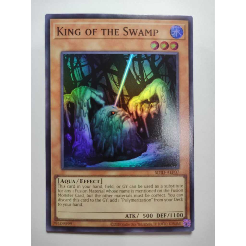 YuGiOh Asia English YGO AE (Super Rare) SDID-AEP07 King of the Swamp ...