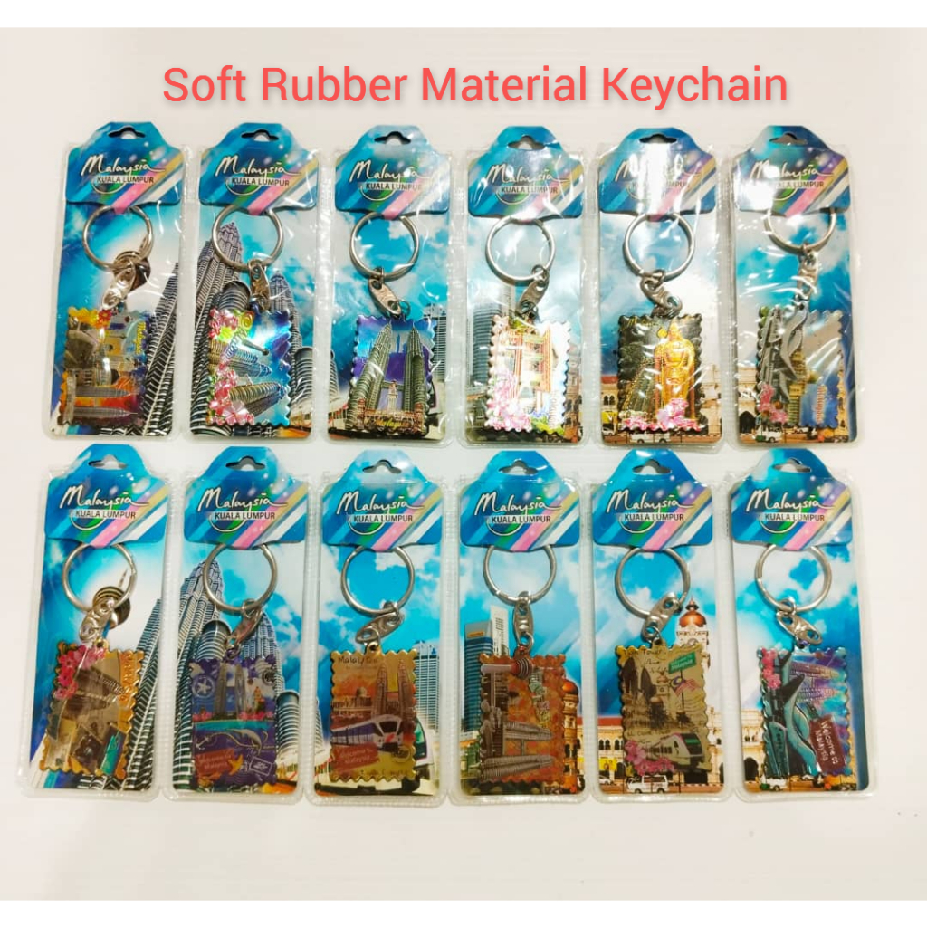 Offer Malaysia Souvenir Keychain 6 in 1Keychain set /Gantungan Kunci ...