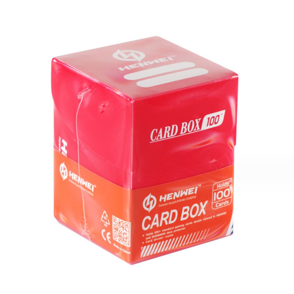 Original HENWEI Deck Box 100+ Card Deck Box Card Storage Box Card Kotak ...