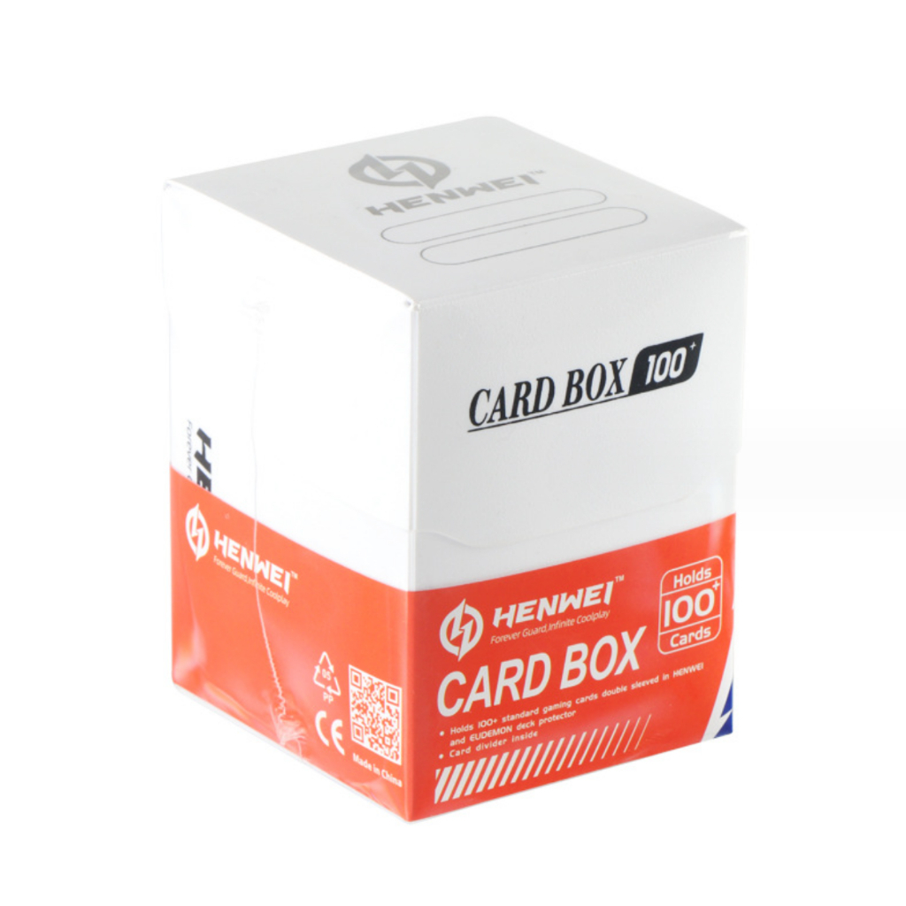 Original HENWEI Deck Box 100+ Card Deck Box Card Storage Box Card Kotak ...