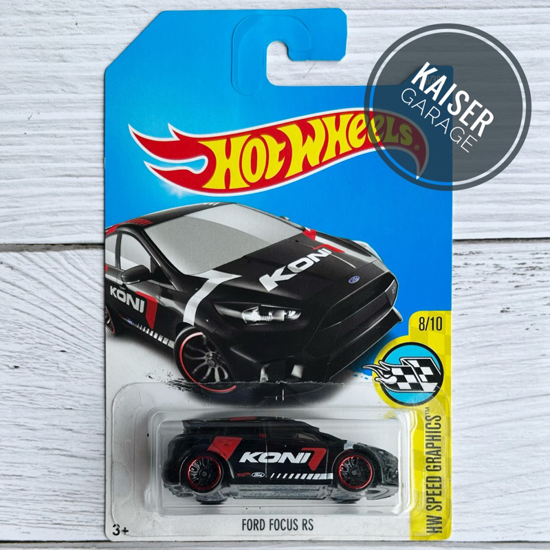Hot Wheels : Ford Focus RS KONI (Black) | Shopee Malaysia