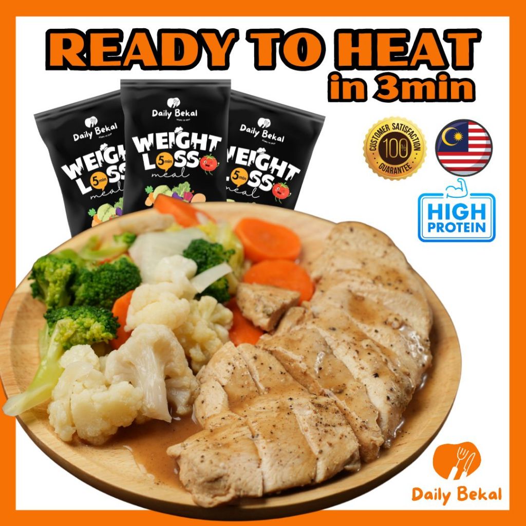 Ready to Eat Makanan Diet | Weight Loss Meal | Daily Bekal | Shopee ...
