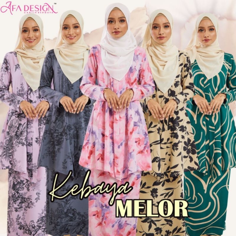 Afa Design Baju Kebaya melor | Shopee Malaysia