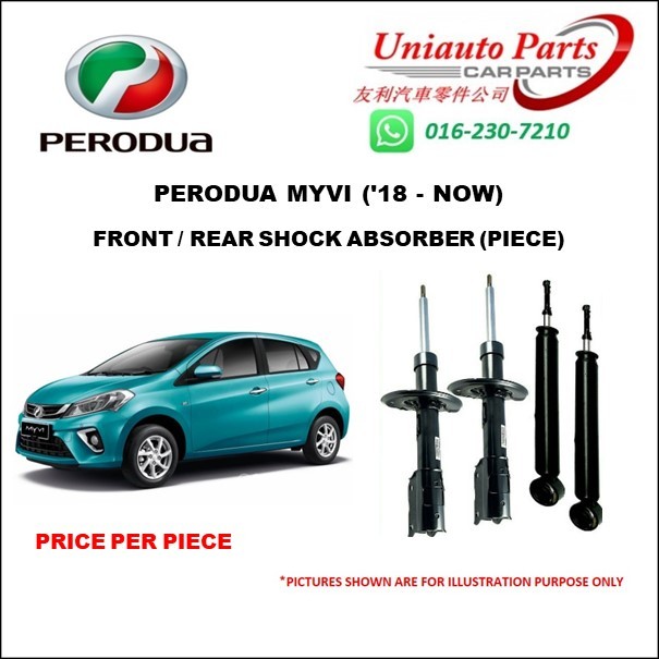 PERODUA MYVI ('18 - NOW) FRONT / REAR SHOCK ABSORBER (PIECE) | Shopee ...