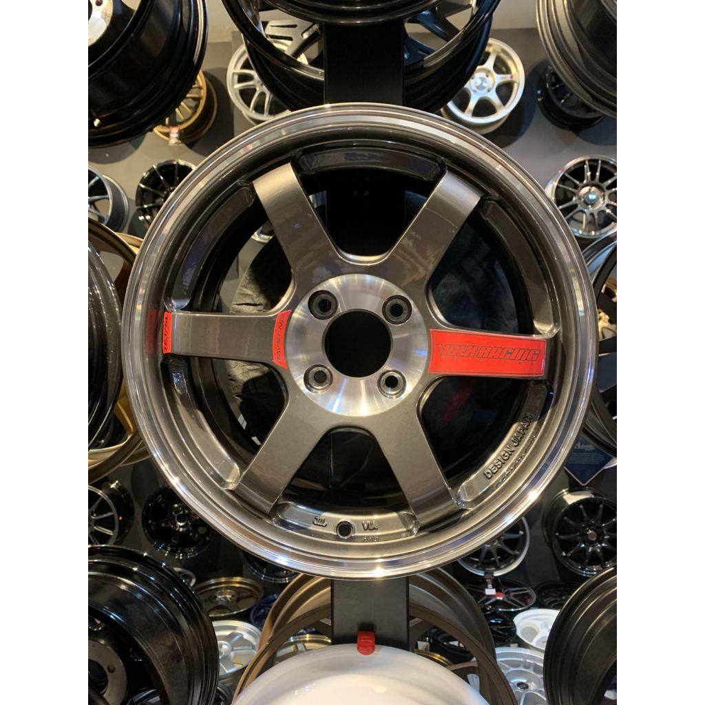 AOW TE37 sonic 15x7.0 16x7.0 made in thailand sportrim wheel rim ...