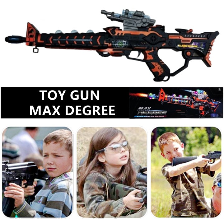 2 Inches Long Laser AK47 Toy Gun with Sound, Flash Light, Vibration and ...