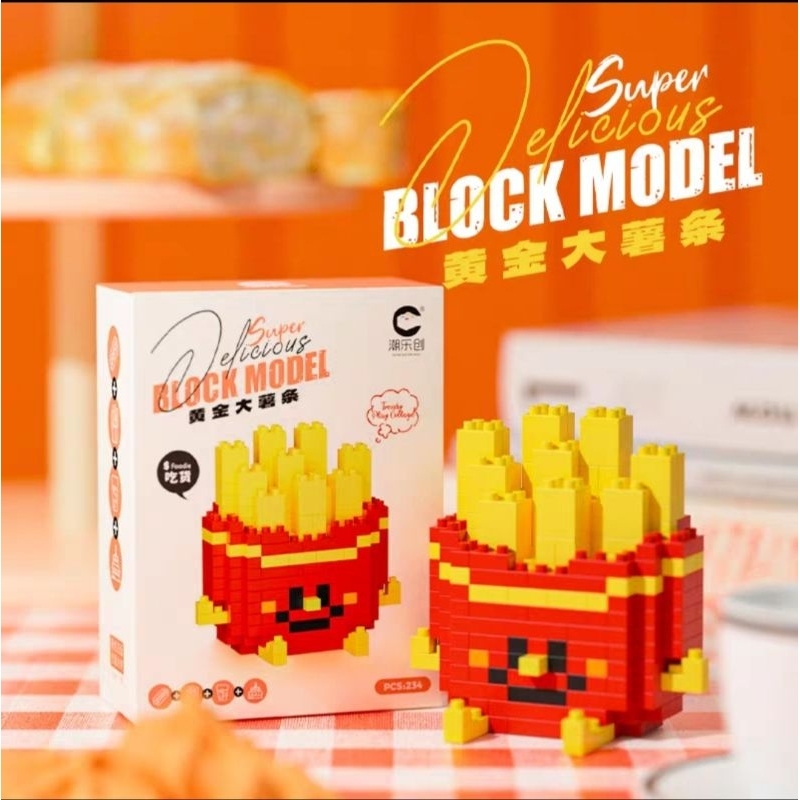 Delicious Food Mini Building Block Cake Milk Toy Vehicle Car Kids Gift ...