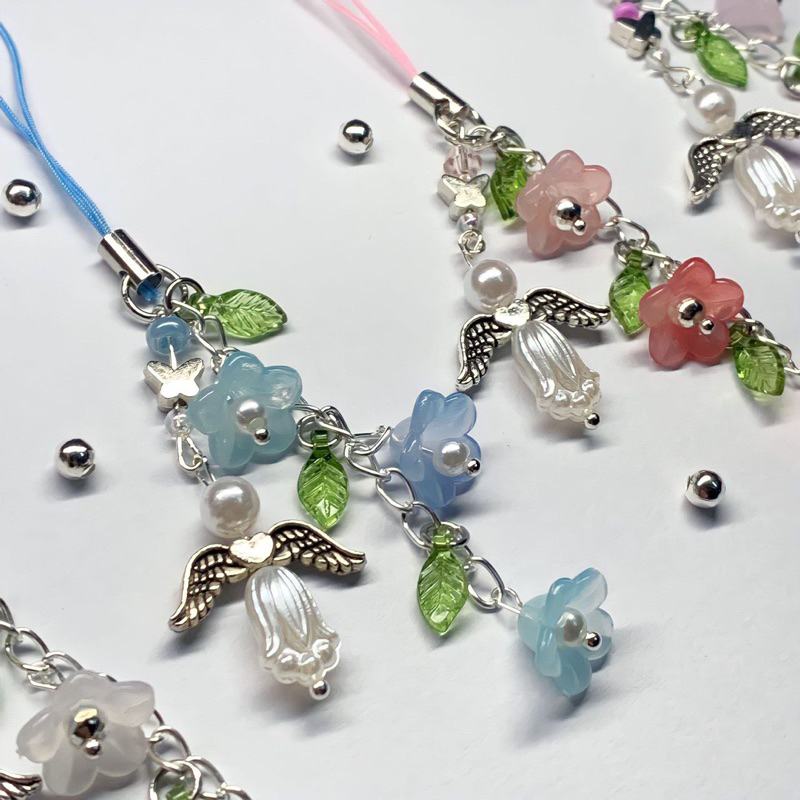 Flower angel fairy phone keychain | Shopee Malaysia