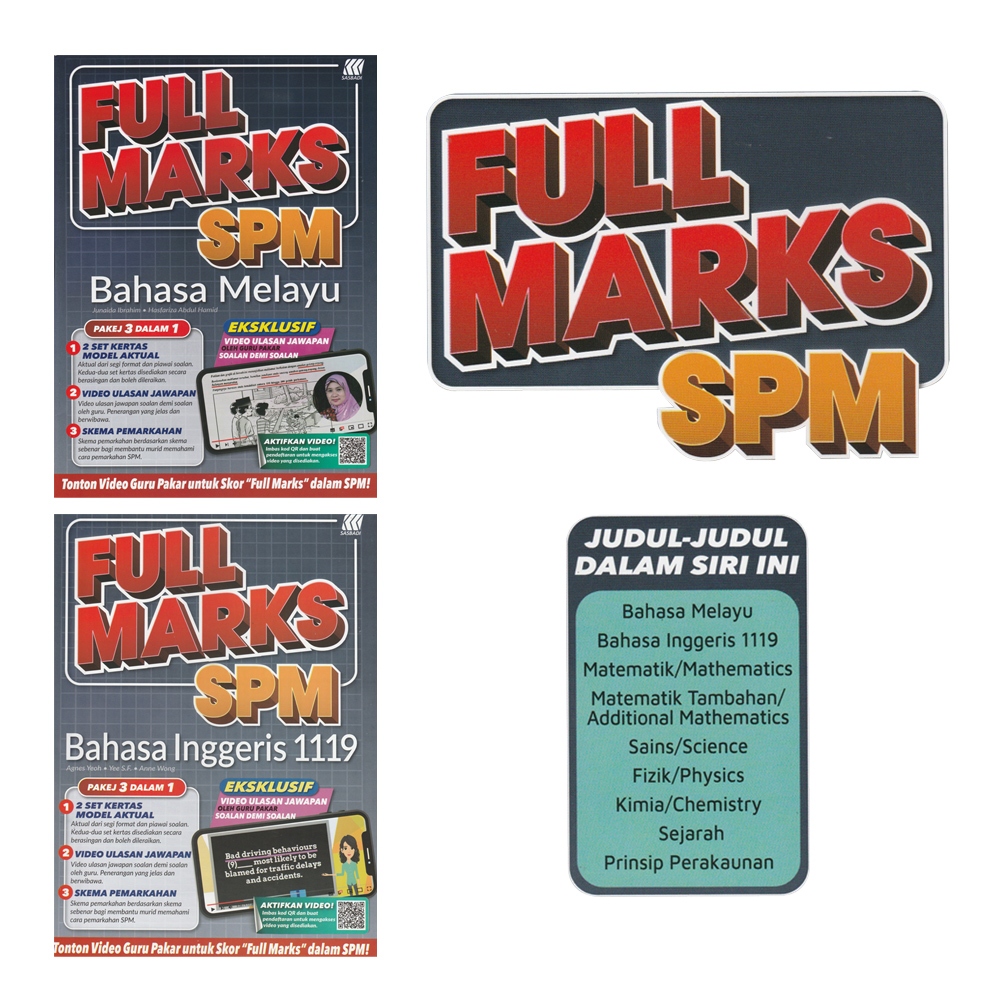 SASBADI | ACTIVITY BOOK | KSSM - FULL MARKS SPM (2024) | Shopee Malaysia