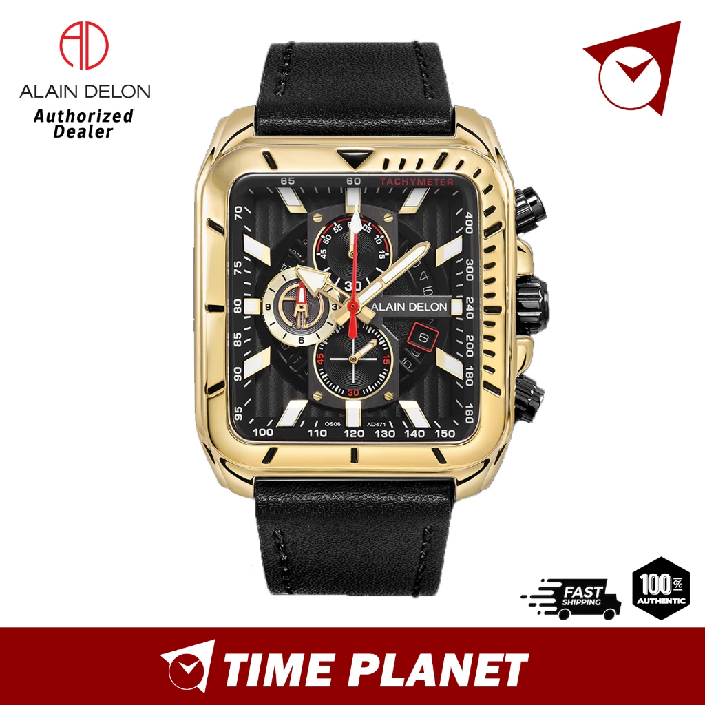 ALAIN DELON Chronograph Men Watch AD471-1232C | Shopee Malaysia
