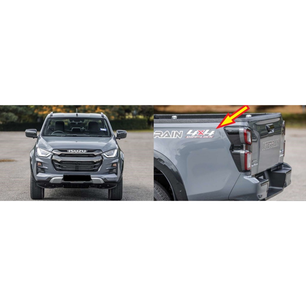 ORIGINAL ISUZU DMAX D-MAX 2021 - 2024 4X4 DIFF>LOCK STICKER | Shopee ...