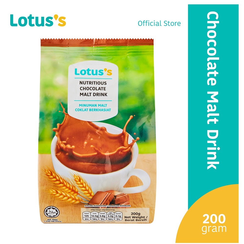 Lotus's Chocomalt Drink 200G Chocolate Drinks Lotus | Shopee Malaysia
