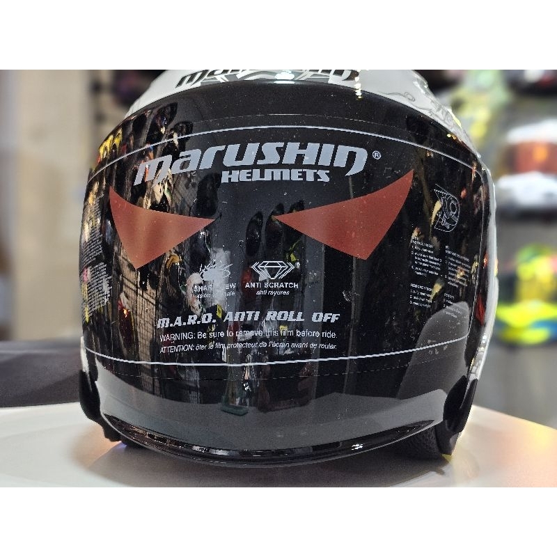 Original Color Visor For Marushin L11 Open Face Helmet | Shopee Malaysia