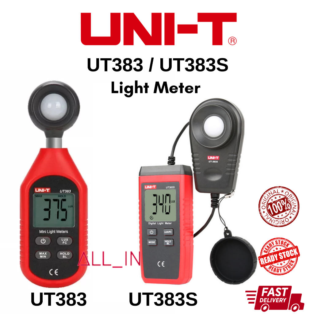 UNI-T UT383 / UT383S Economy Type Mini Light Meter ~ Ready Stock ‼️💯 👍 ...