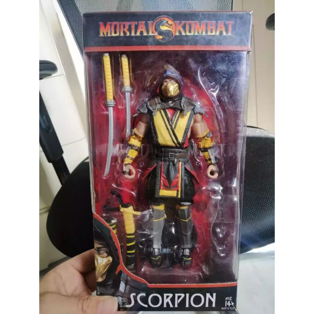 * FREE shipping. BIB. McFarlane Toys Mortal Kombat - Scorpion Action Figure | Shopee Malaysia