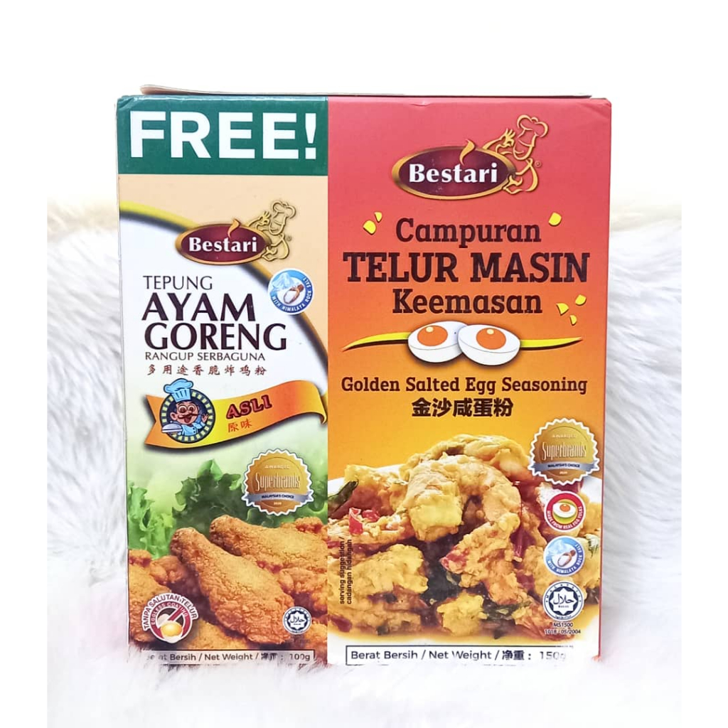 Serbuk Telur Masin Bestari/ Golden Salted Egg Seasoning 150gm [FREE ...