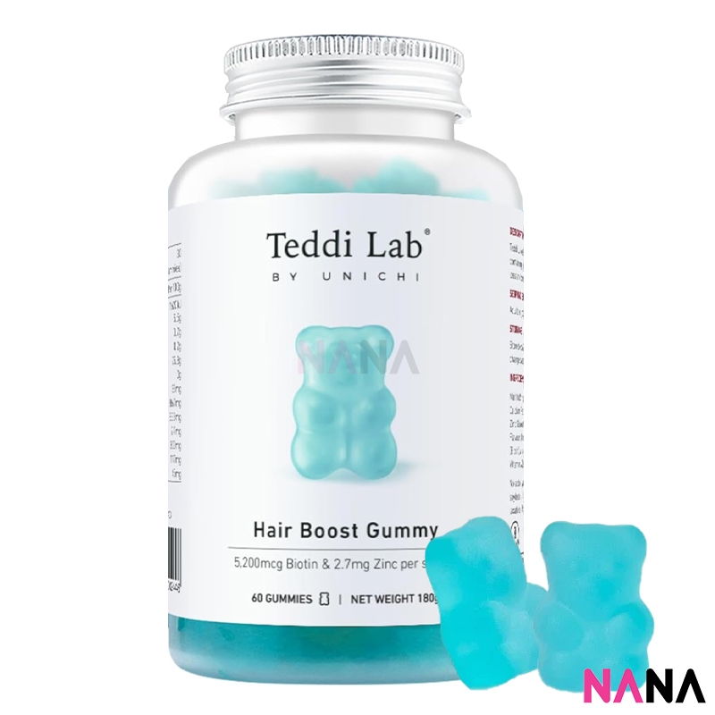 Unichi Teddi Lab Hair Boost Gummy Biotin + Zinc Gummy - Sea Salt ...