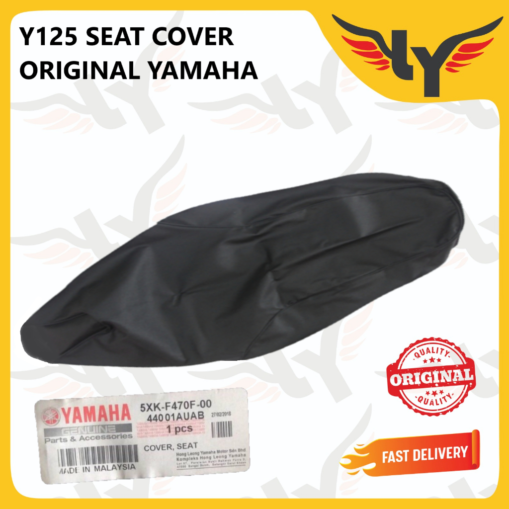 (100% ORIGINAL) YAMAHA Y125ZR SEAT COVER SARUNG KUSYEN KUSEN CUSION KUSION TEMPAT DUDUK KAIN ...