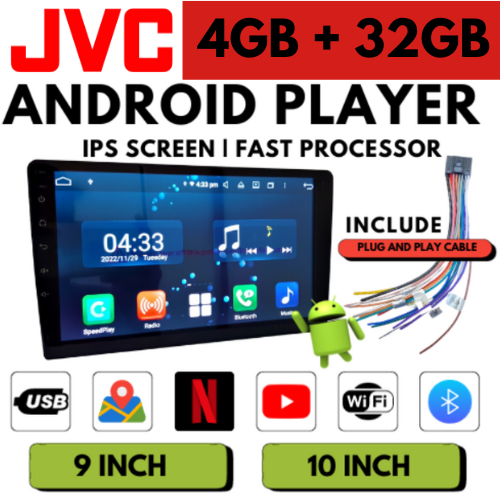 Android Player 9 Inch | 10 Inch IPS Screen High Quality | Shopee Malaysia