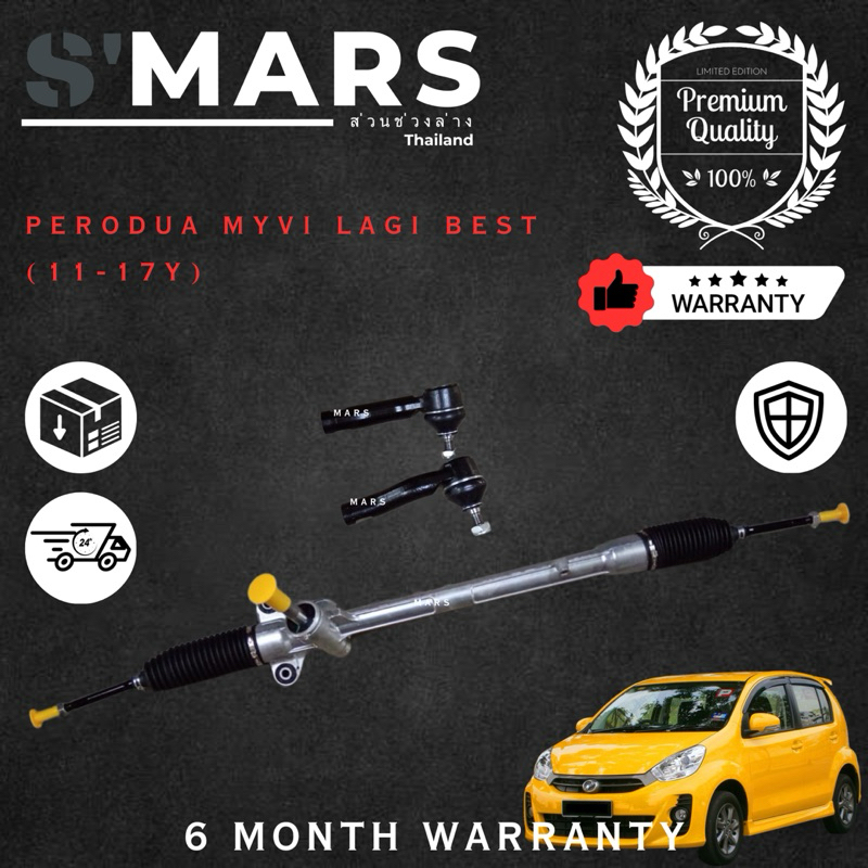 100% New Steering Rack Perodua Myvi Lagi Best 1.3 1.5 [6 month Warranty ...