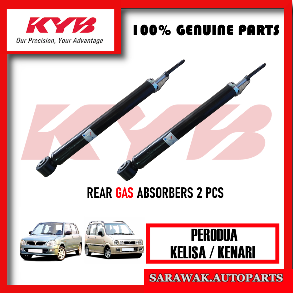 KYB Perodua Kelisa / Kenari Rear Gas Absorber 2 pcs | Shopee Malaysia